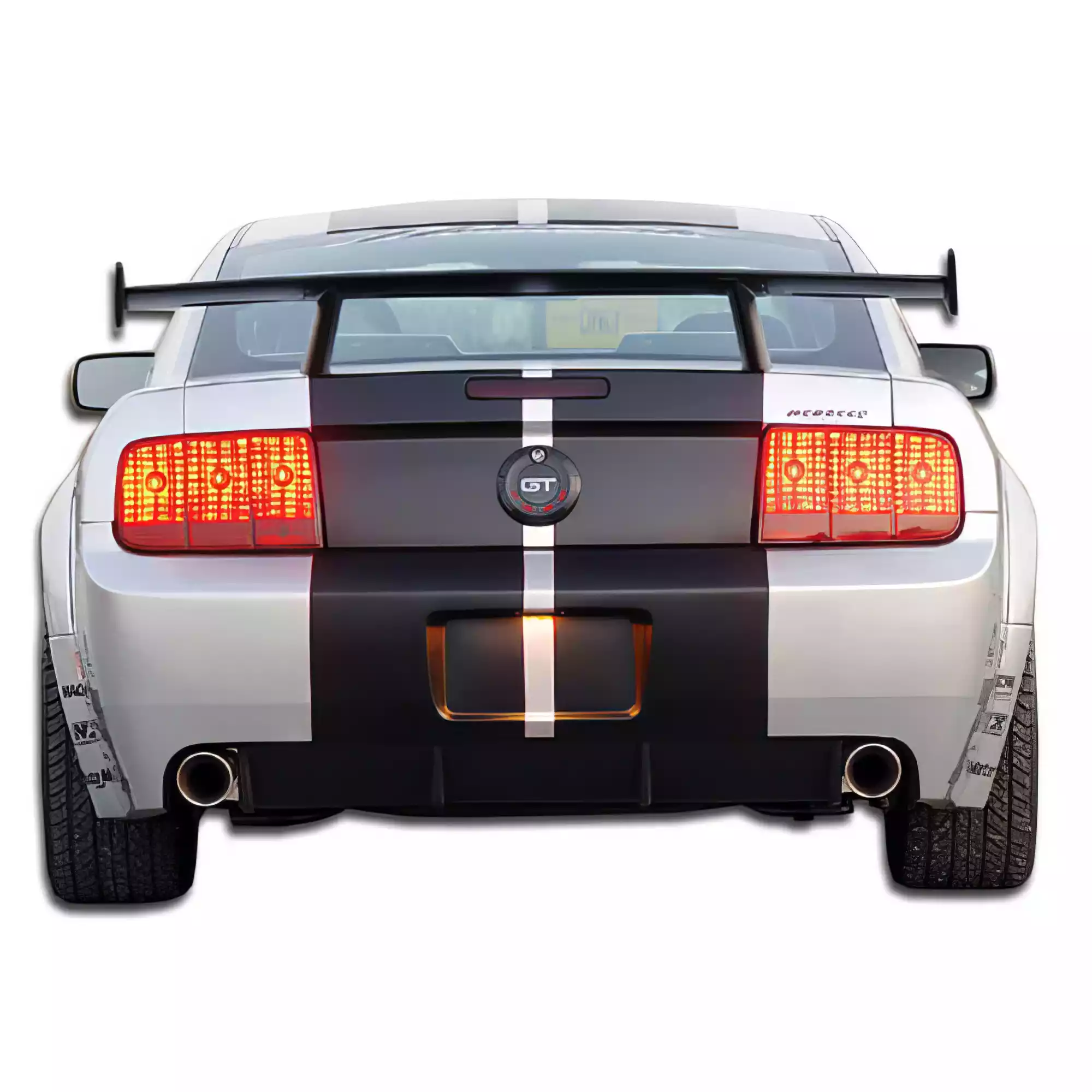 2005-2009 Ford Mustang Duraflex GT500 Wide Body Rear Bumper Cover - 1 Piece