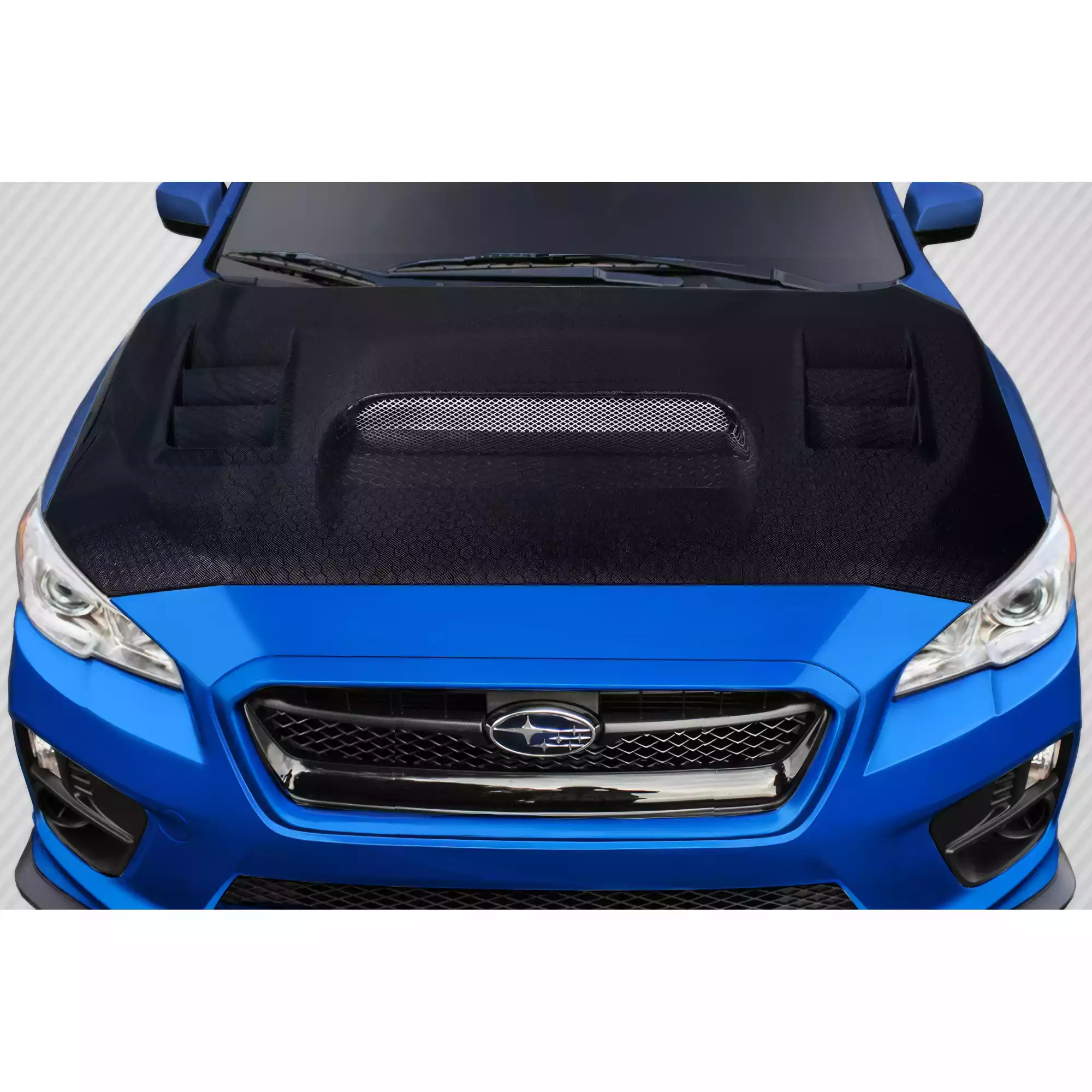 2015-2021 Subaru WRX Carbon Creations Geo6ix C-1 Hood - 1 Piece